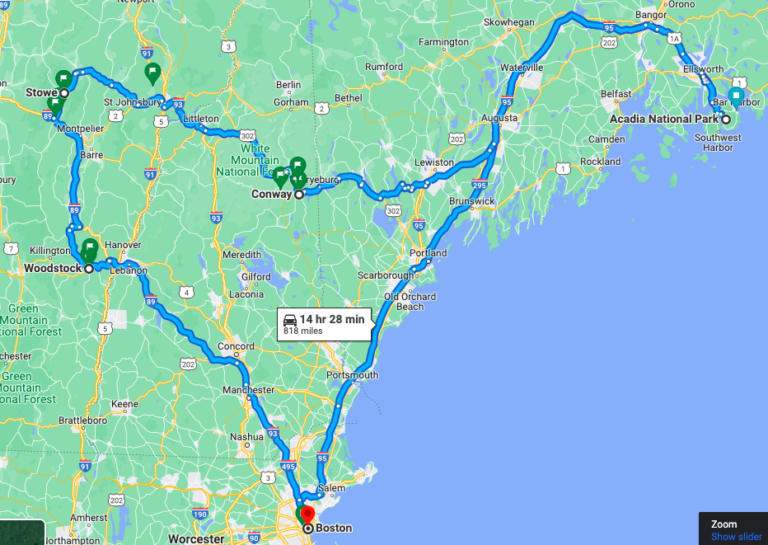 The Ultimate 5 Day New England Fall Road Trip - Grace's Edition